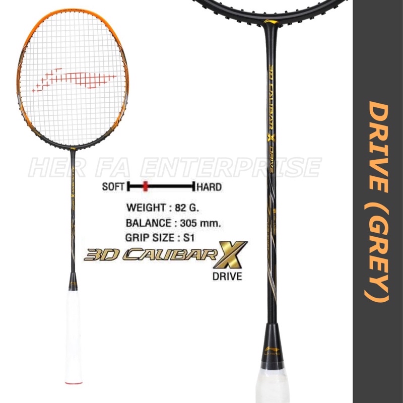 LI-NING 3D Calibar X Boost / Drive / Combat Badminton Racket 3US1 4US1 ...