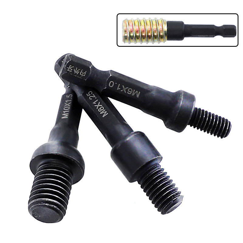 M6 M8 Cr-Mo Self-Tapping Socket Adapter Set for Insert Nuts or Hanger ...