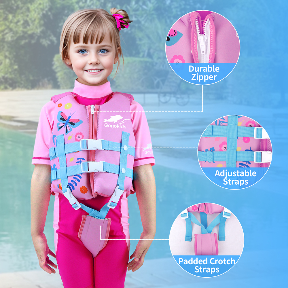 Gogokids Children Baby Inflatable Swimming Vest Safety Life Jacket Safe ...