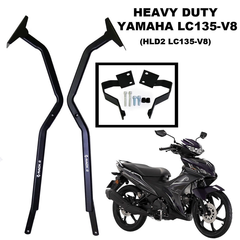 YAMAHA LC 135 V8 TOP BOX RACK MONORACK HEAVY DUTY | Shopee Malaysia