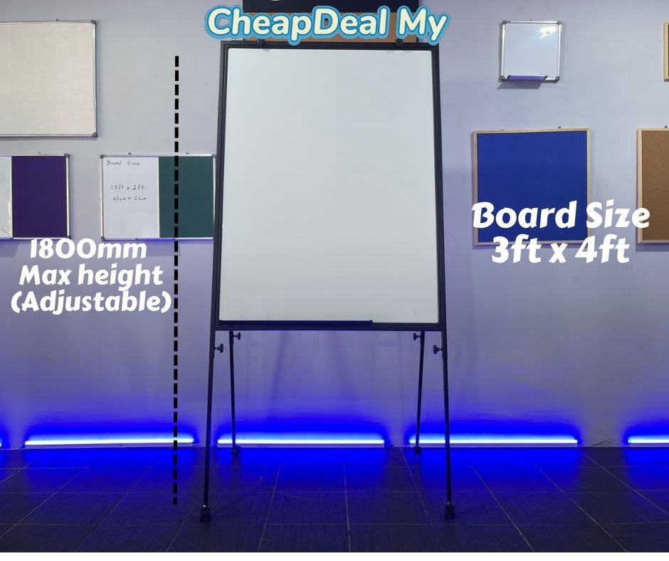 Papan putih magnetik flip chart /Whiteboard Cheap Deal 3ftx4ft Flip ...