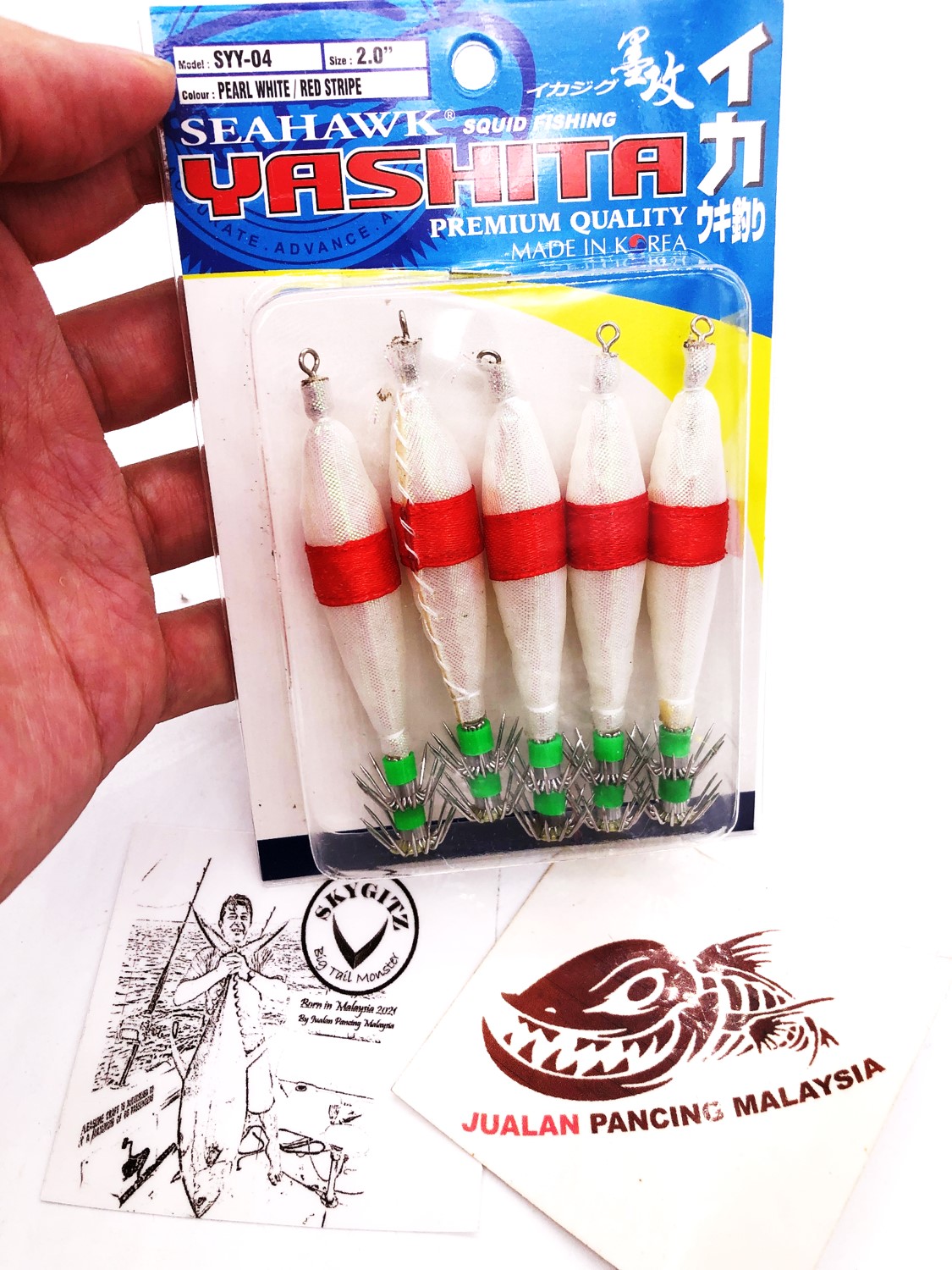 SEAHAWK YASHITA SYY 04 SQUID JIG, MADE IN KOREA | Shopee Malaysia