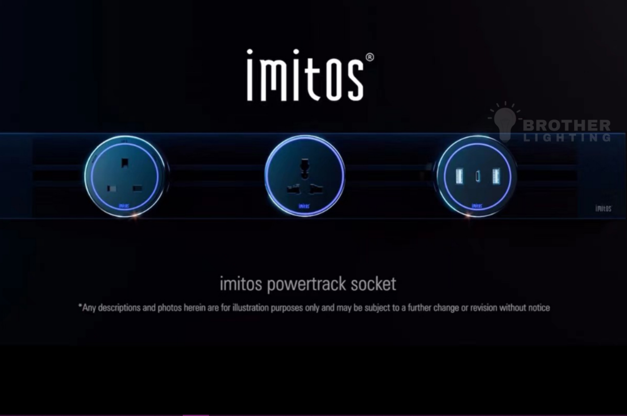 [GEN 1] imitos Power Track Socket Switch 32A Power Line Long Flat Pin ...