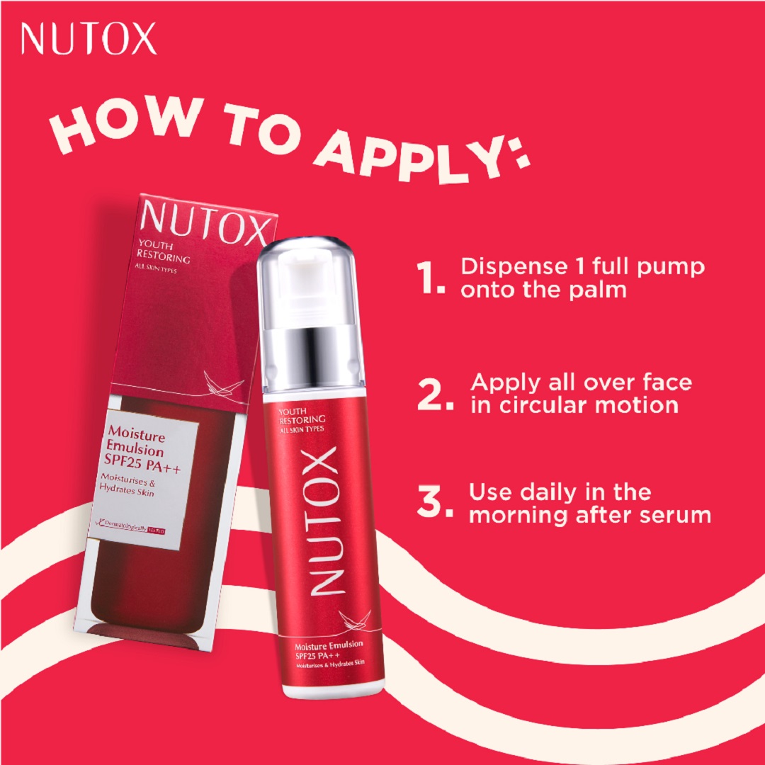 NUTOX Youth Restoring Moisture Emulsion SPF25 PA++ - Combination To ...