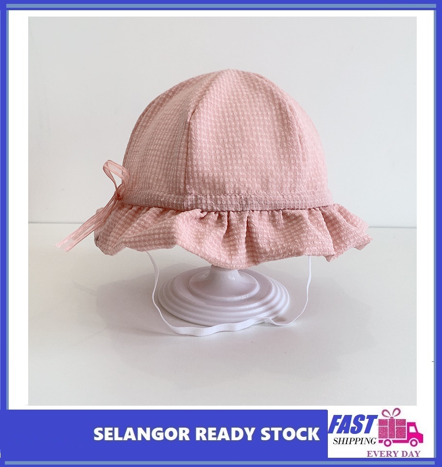 Selangor Ready Stock Kids Girl Newborn Baby Fisherman Spring Summer Hat ...