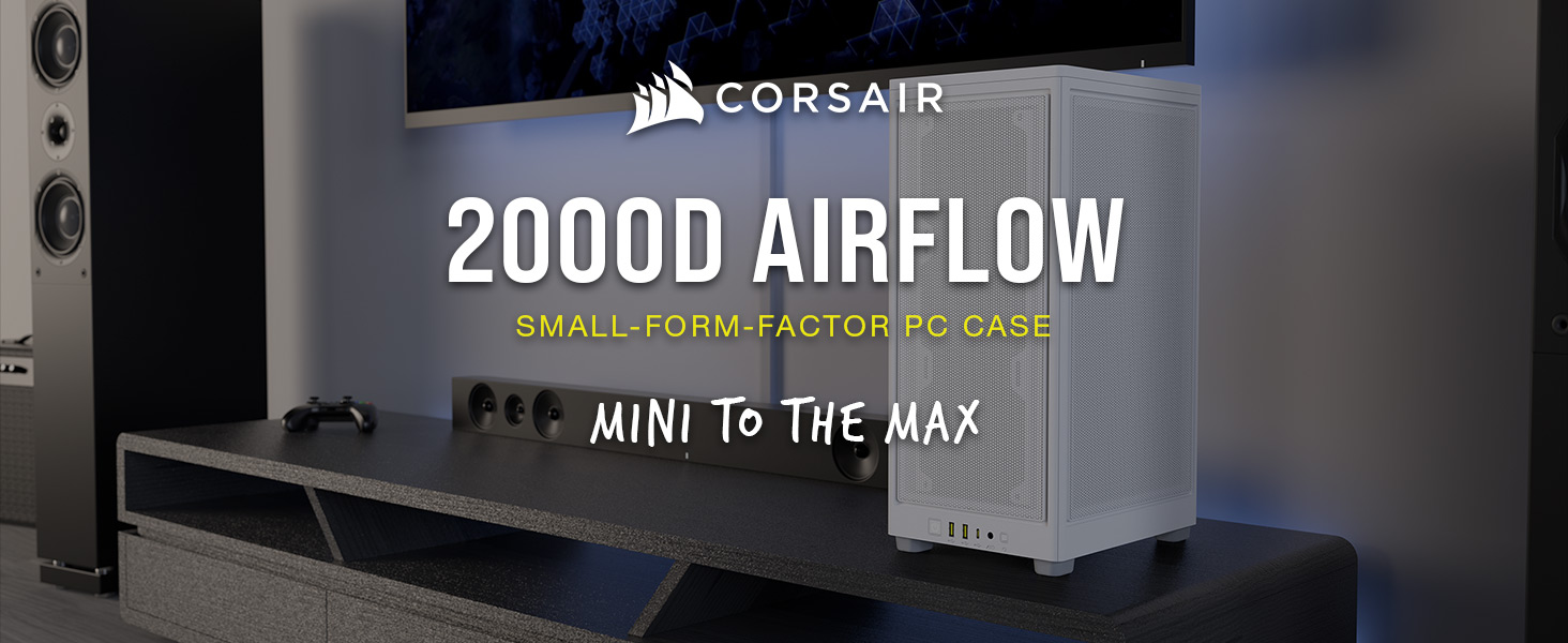 Corsair 2000D AIRFLOW Series Mini-ITX PC Case - 2000D Airflow/iCUE ...