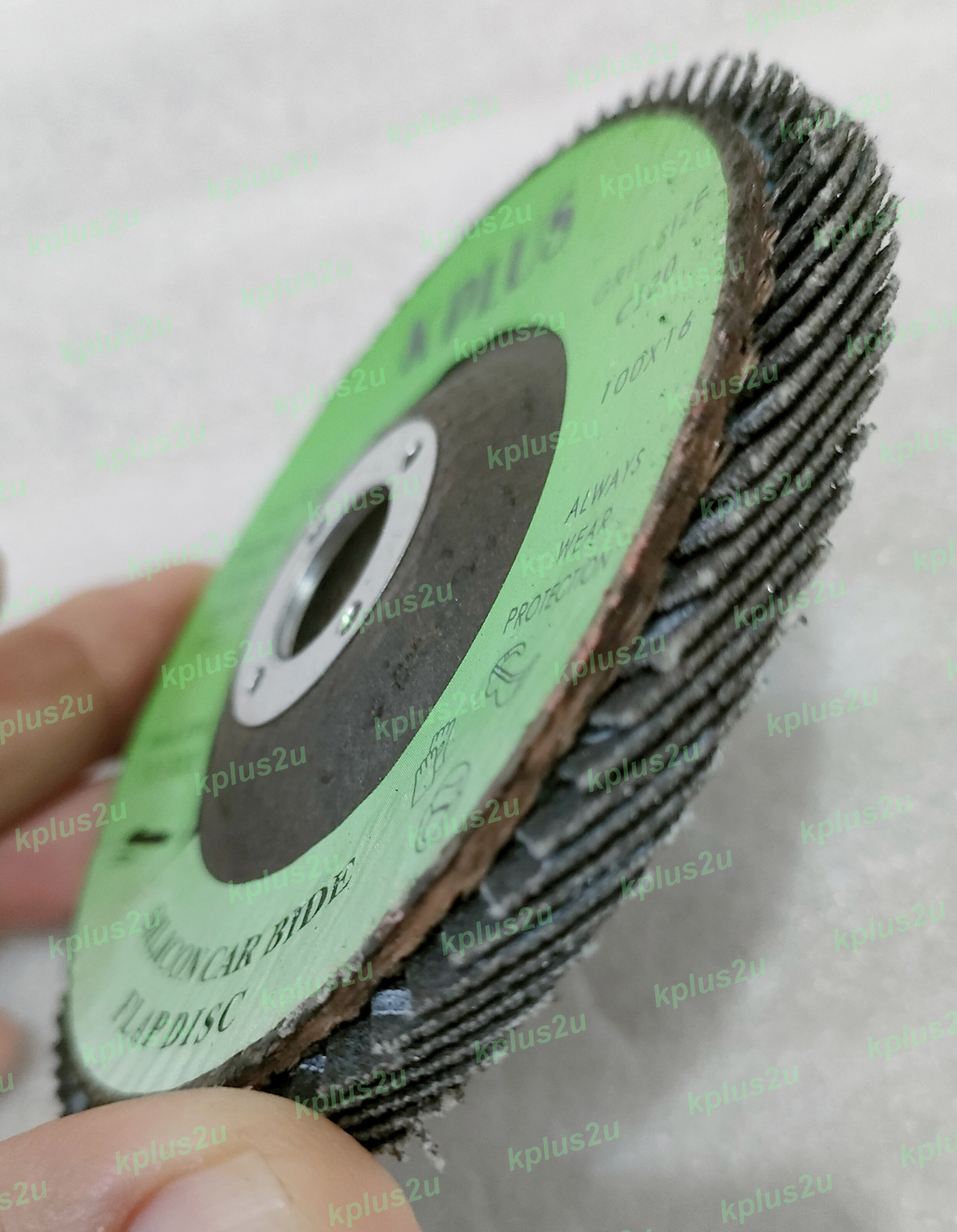 100mm Flap Sand Disc Glass Tile Stone Kertas Pasir 4“ Dis gosok polish ...