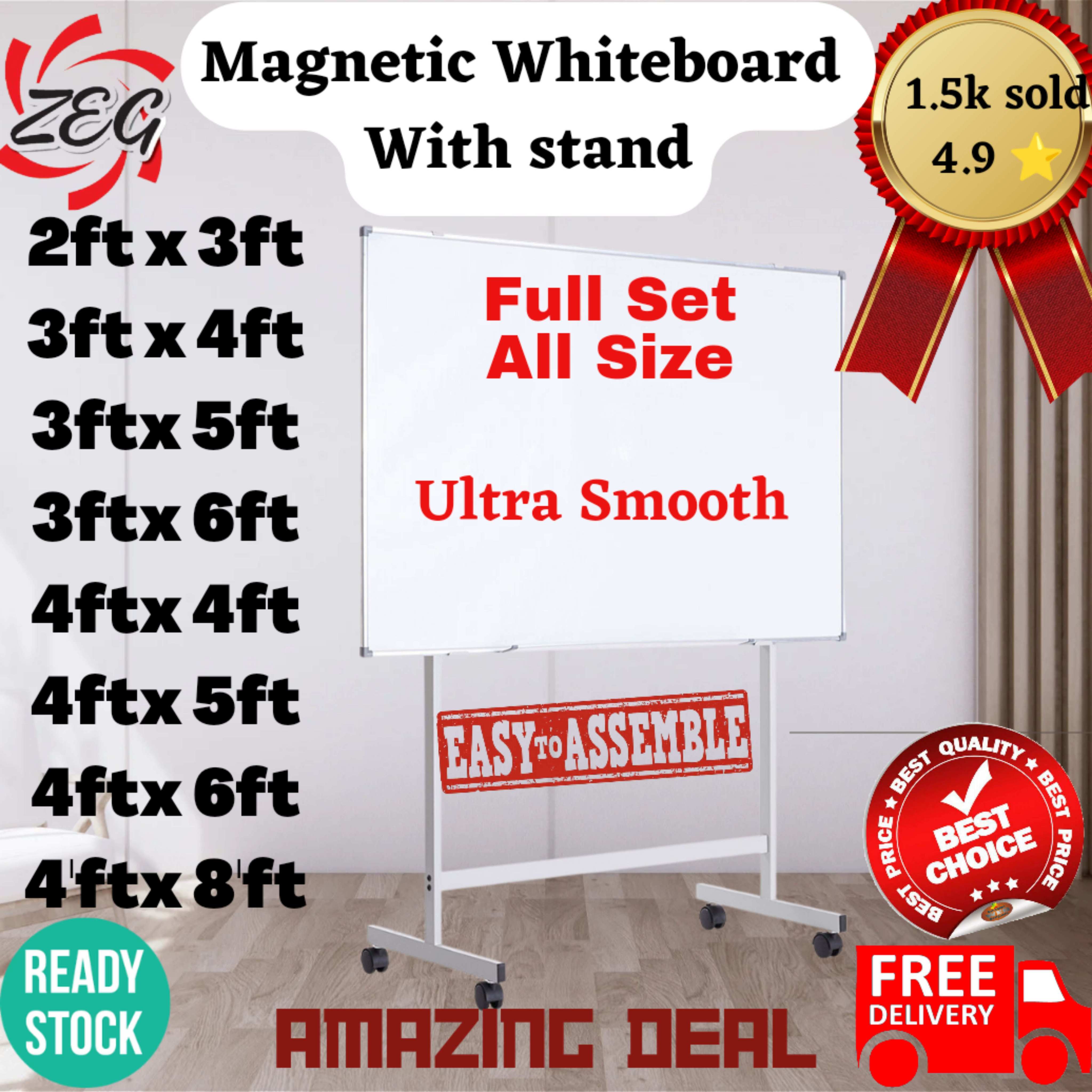 3 Years-Warranty Quality Whiteboard Magnetic Board With Roller Stand ...