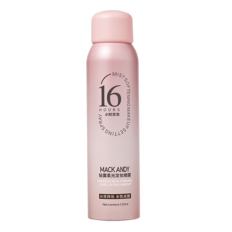 Mack Andy Makeup Setting Spray Mist Softening 玛可安迪轻雾柔光定妆喷雾120ml ...