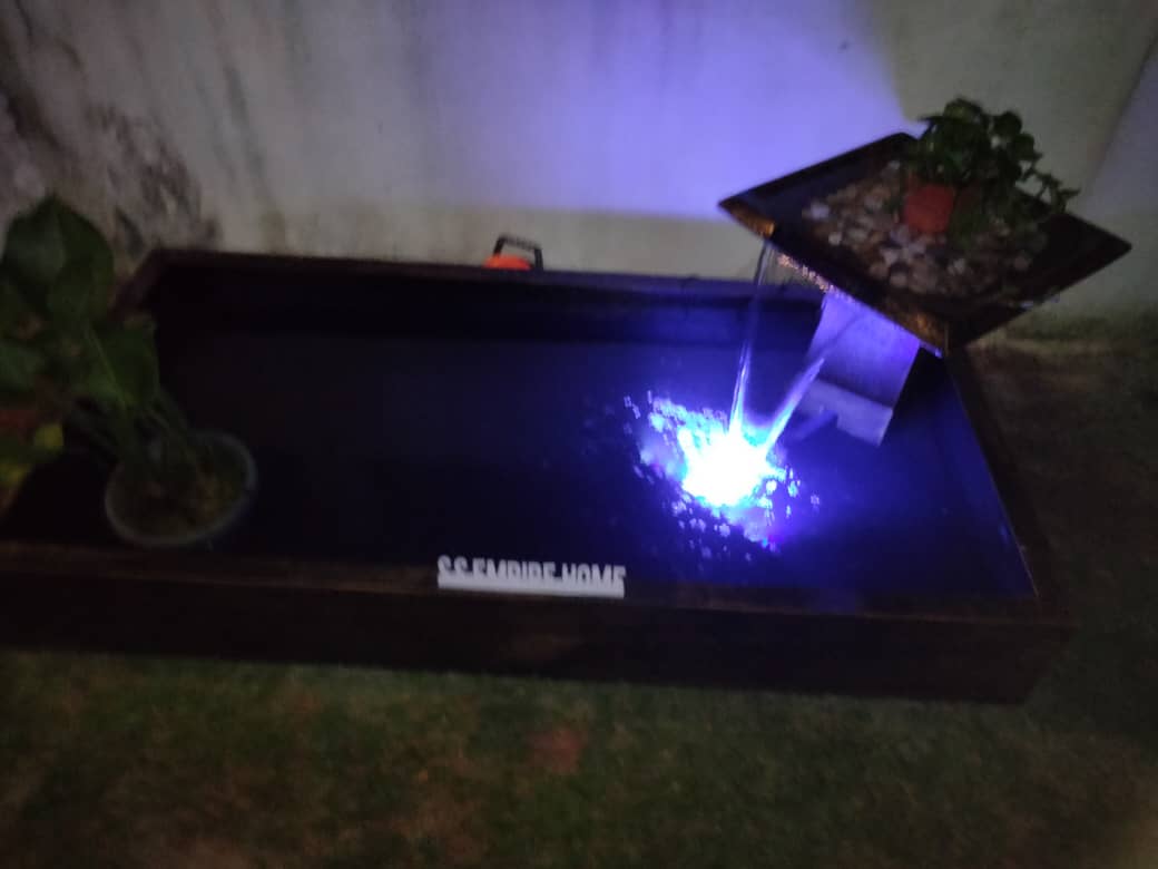 S60 Yellow 6x2 Feng Shui Water Pond Fountain Kolam Air Sandstone Garden ...