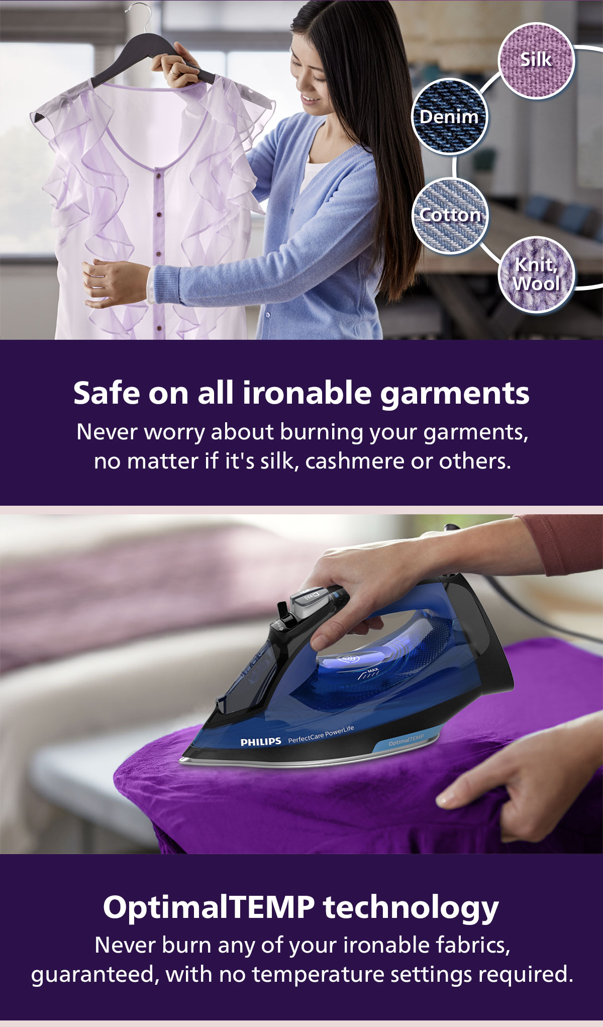 Philips Perfect Care Steam Iron GC3920/GC3920/26 | Shopee Malaysia
