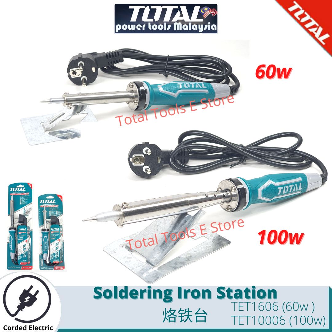 TOTAL 60w / 100w Soldering Iron Station 烙铁台 - TET1606 (60w ) TET10006 ...