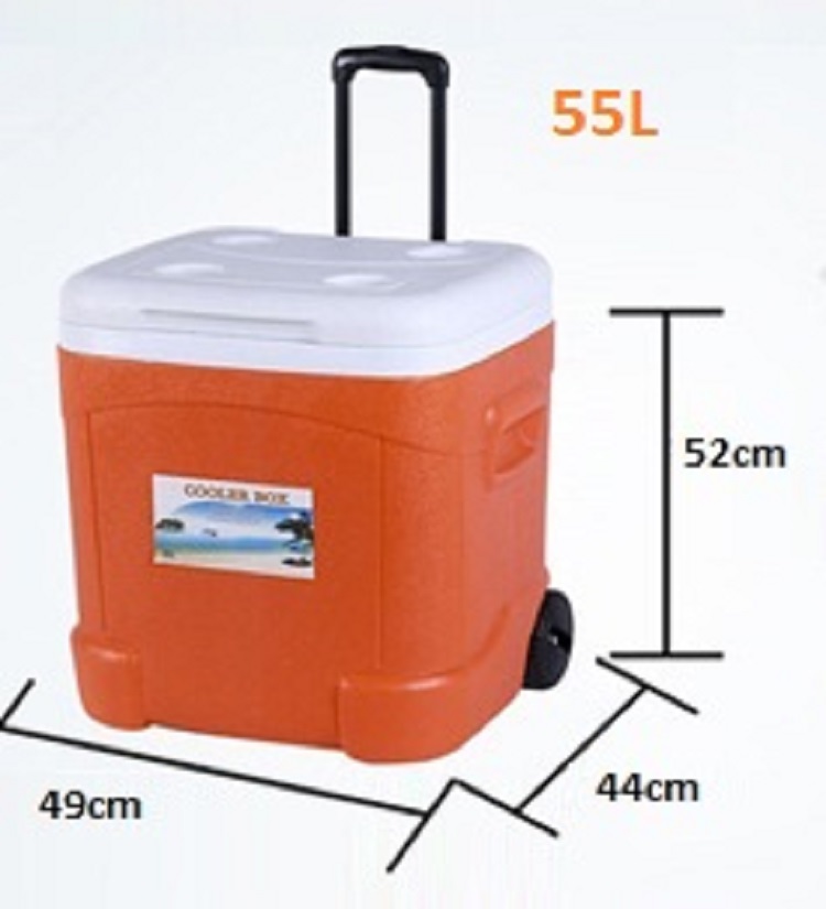 28L/38L/55L Portable Ice Box Storage with Wheel/Insulated Ice box/Ice ...