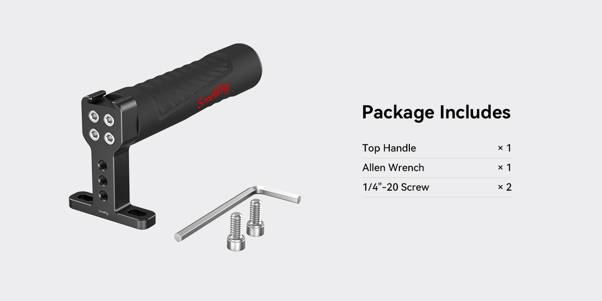 SmallRig Silicone Top Handle with 1/4"-20 Screws 1446C | Shopee Malaysia