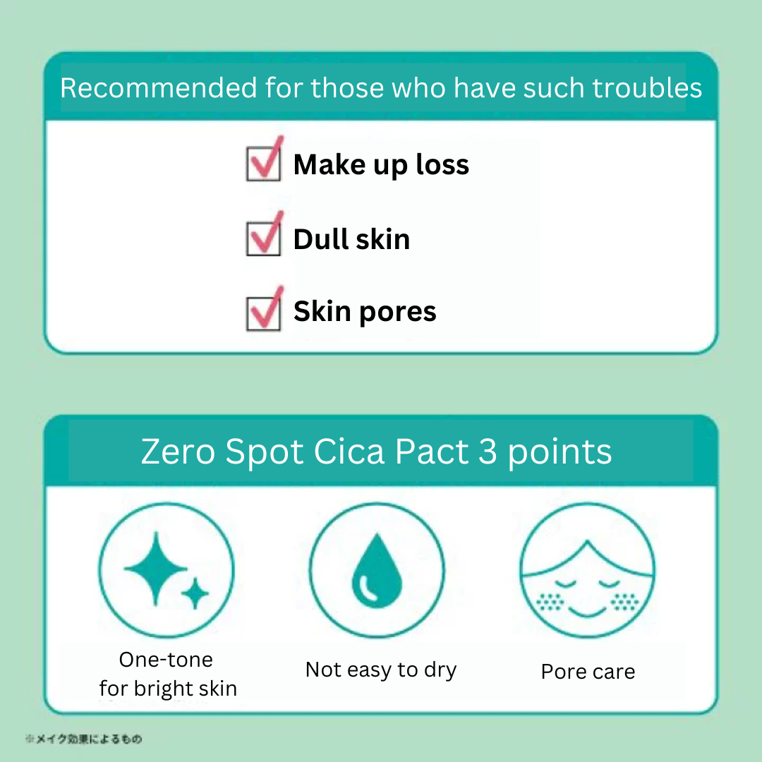 Zero Spot No-Sebum Cica Pact Compact Powder 62617 | Shopee Malaysia