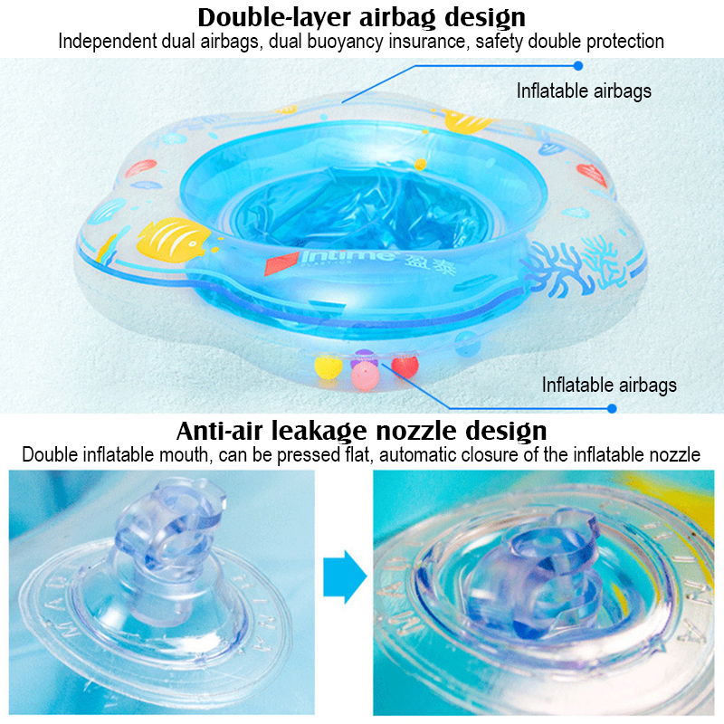 Baby Swim Ring Inflatable Toy Swimming Ring Seat For Kid Child Swimming ...