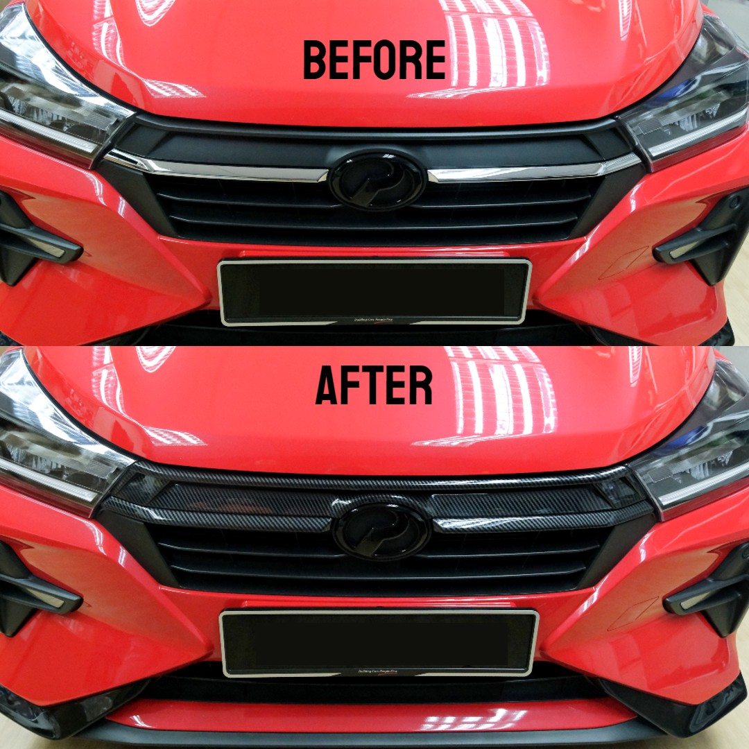 Carbon Fiber Perodua Axia 2023 Exterior Handle Bowl Bumper trim Pillar ...