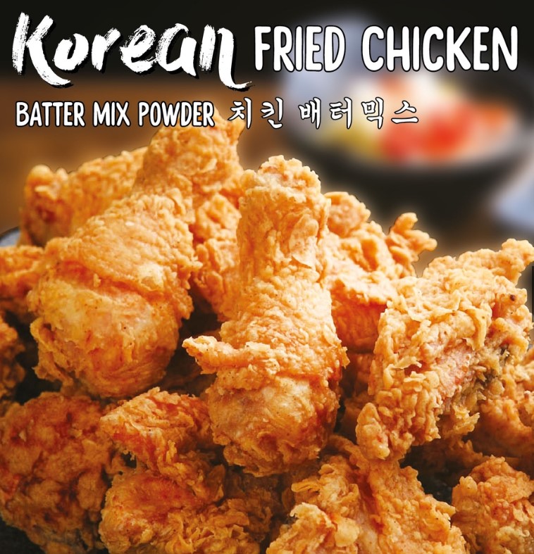 Mamee Daebak Korean Fried Chicken Battermix Powder 1KG Packaging 2KG ...