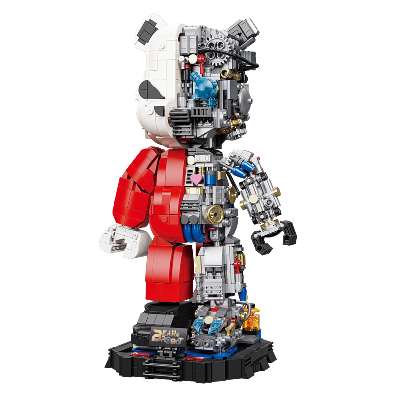 Wangao 188001 BearBrick Robot: Mechanical Violence Bear 400% | Shopee ...