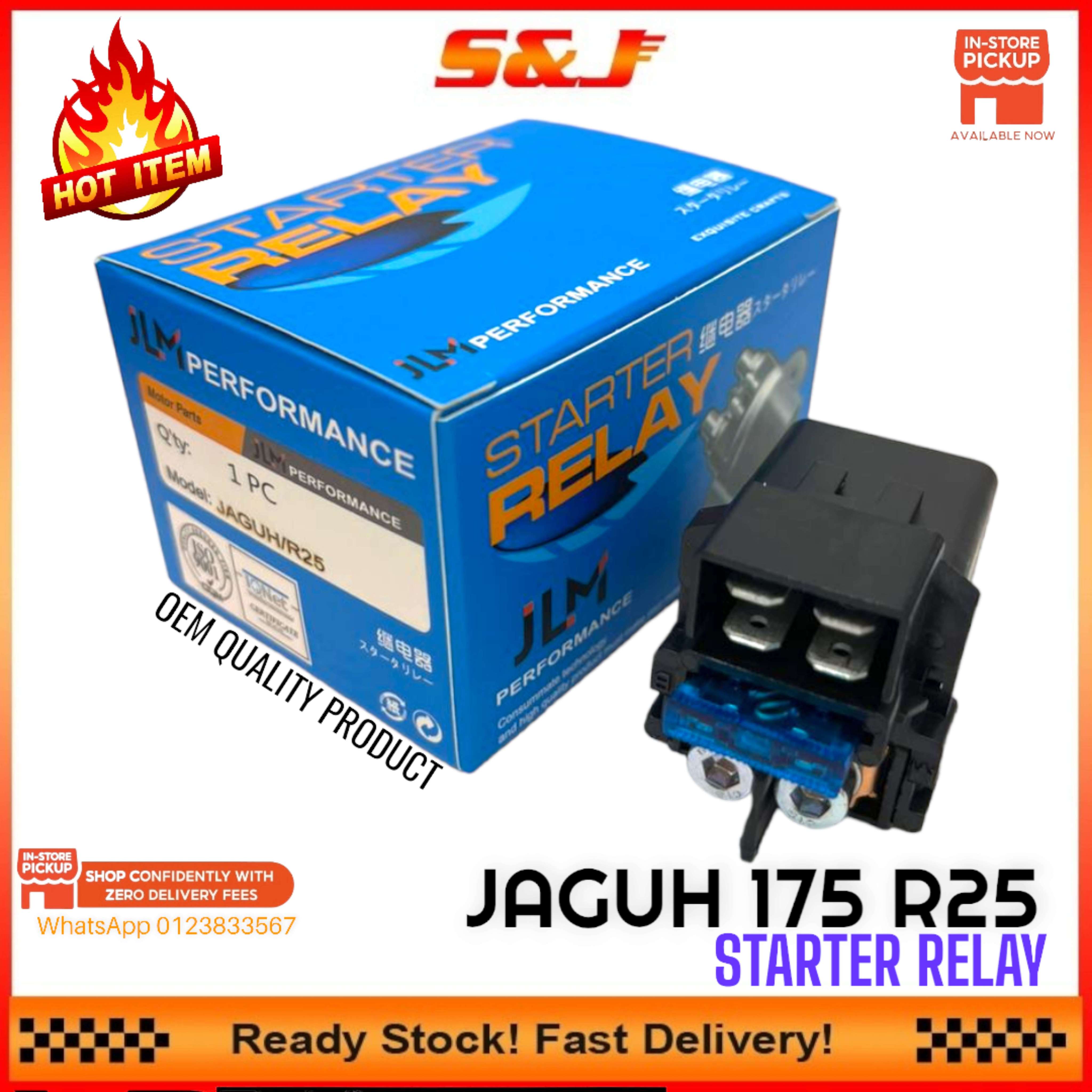 JLM JAGUH 175 R25 CBR150 CBR JG175 STARTER RELAY ASSY RELAY STARTER OEM ...