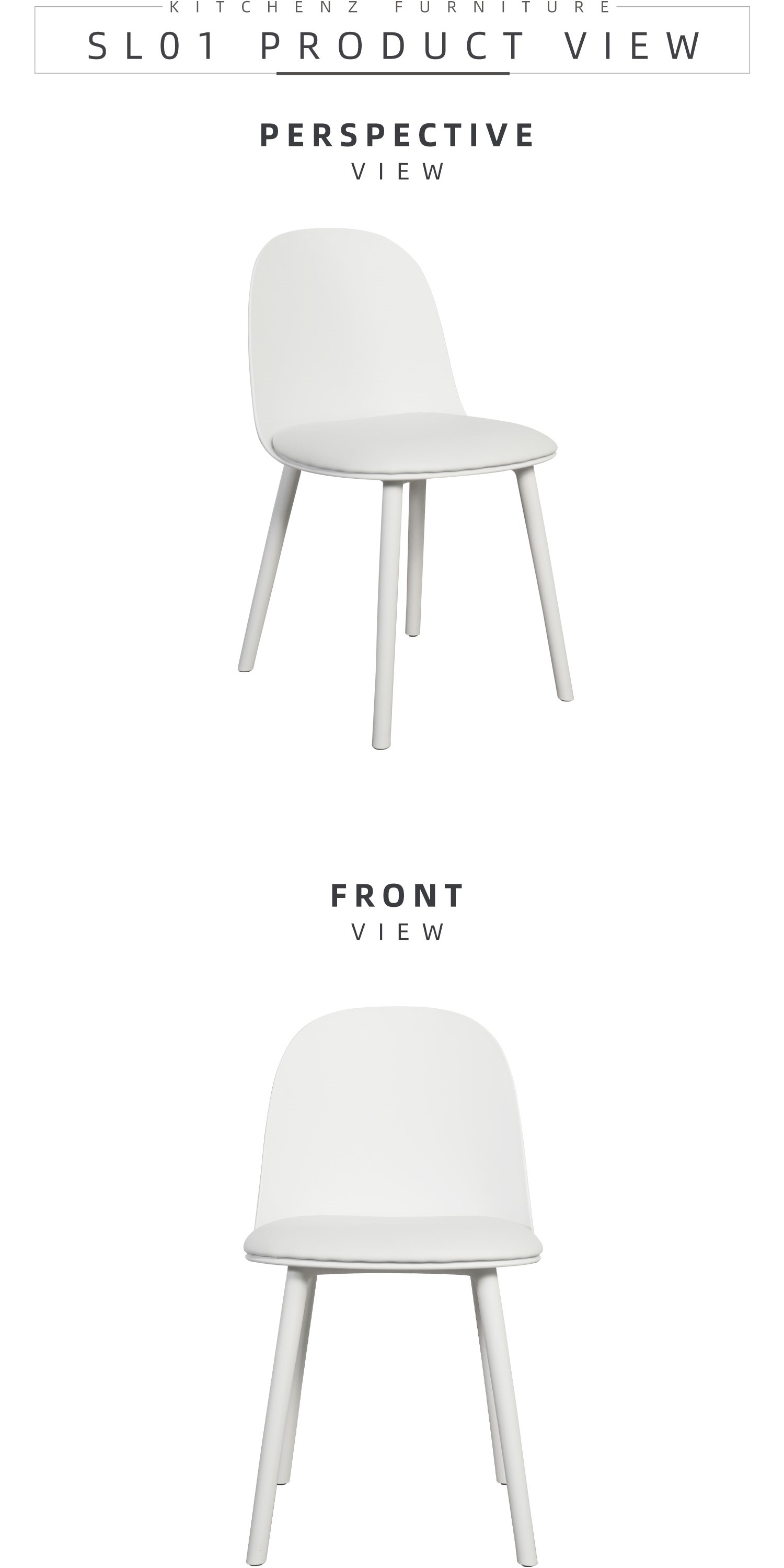 KitchenZ 2PCS/4PCS Dining Chair Kerusi Makan with / without armrest /PU ...