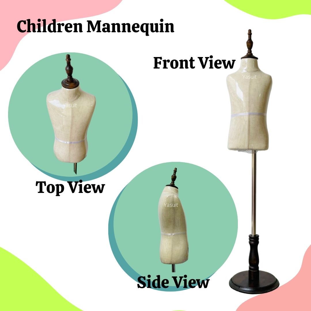 Mannequin Torso for Children Kid Child Display Can Pin Polyform Fabric ...