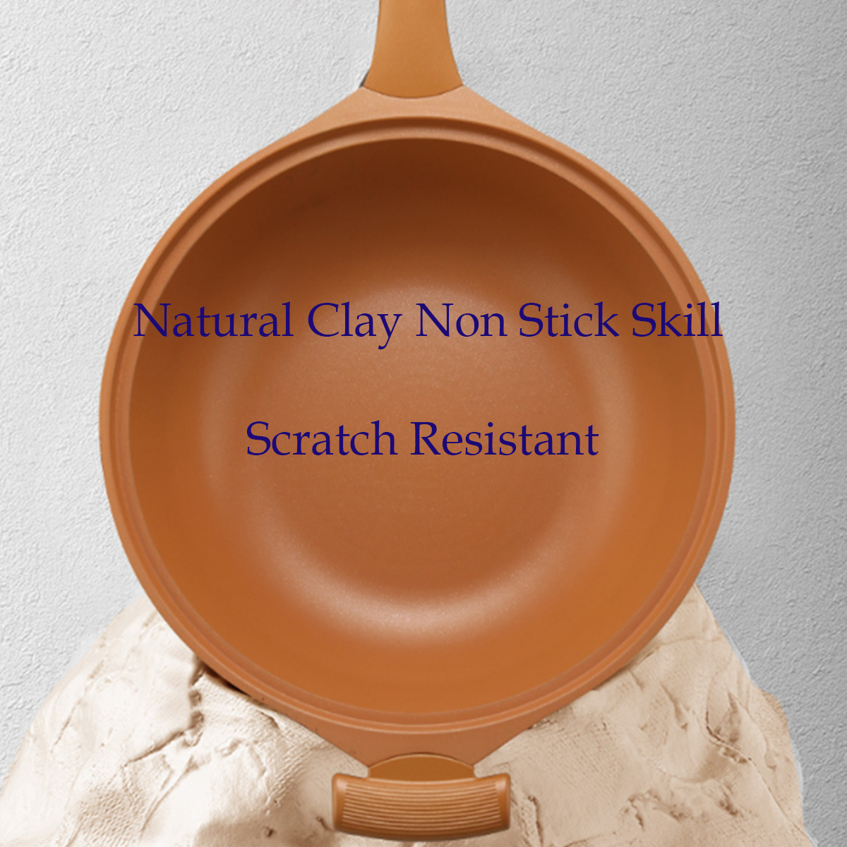 Micro Pressure Clay Wok Pot Non Stick Wok Scratch Resistant Gas Stove ...