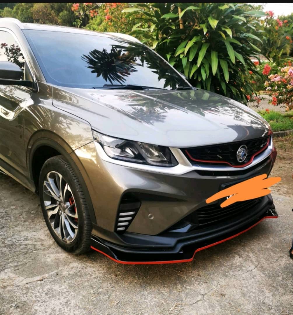 PROTON X50 Sporty Front Lip Front Bumper Lip Bodykit 1set | Shopee Malaysia