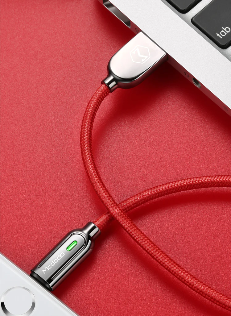 Mcdodo CA-526 Auto Power Off USB-A to iP Cable 3A Fast Charge with LED ...