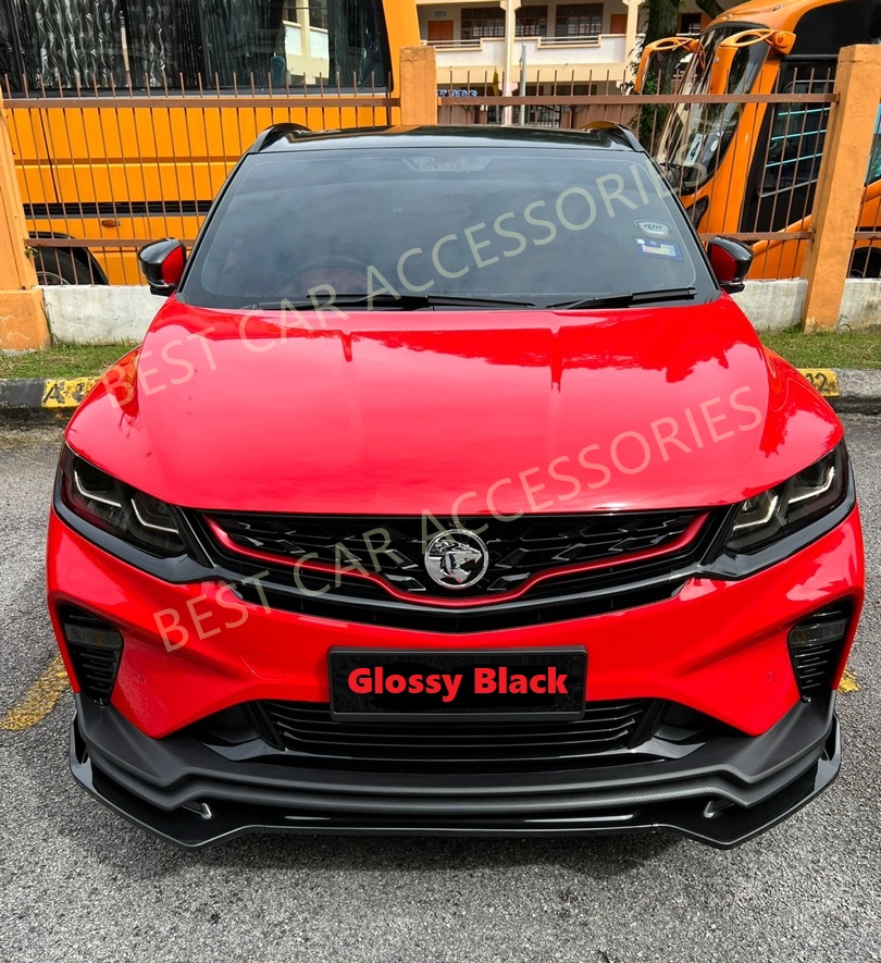 PROTON X50 Sporty Front Lip Front Bumper Lip Bodykit Carbon Fiber ...