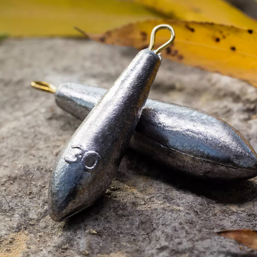 Long Drop Lead Sinker (10-70g) Batu Ladung Timah Pancing Fishing Sea ...