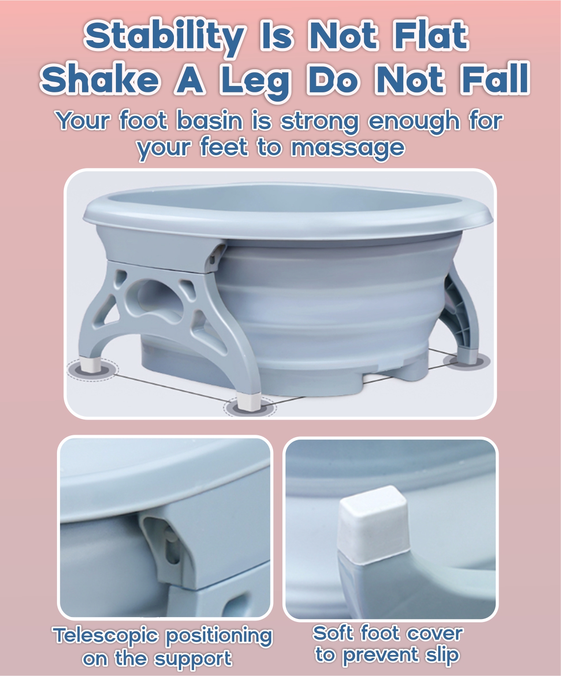 Foldable Foot Spa Bucket Foot Bath Bucket Bekas Kaki Baldi Spa Foot ...