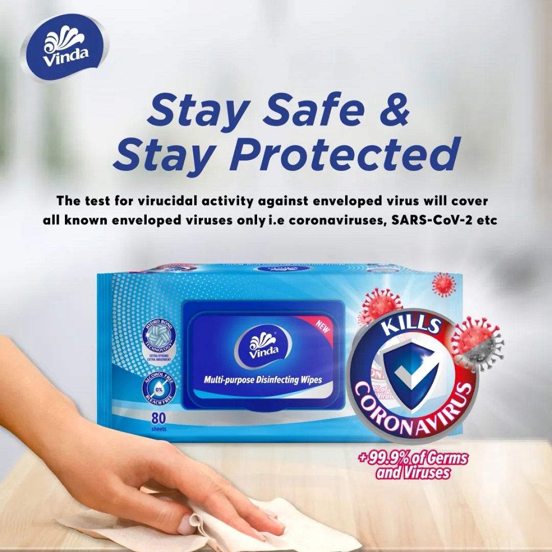 Vinda Multi-purpose Disinfecting Wipes (80's) - Tisu Basah 多功能湿纸巾 ...