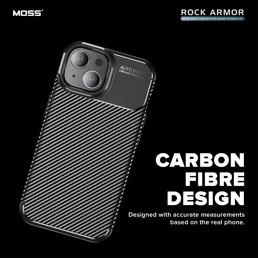 MOSS Rock Armor Carbon Fibre Military Grade Shock Proof Drop Guard ...
