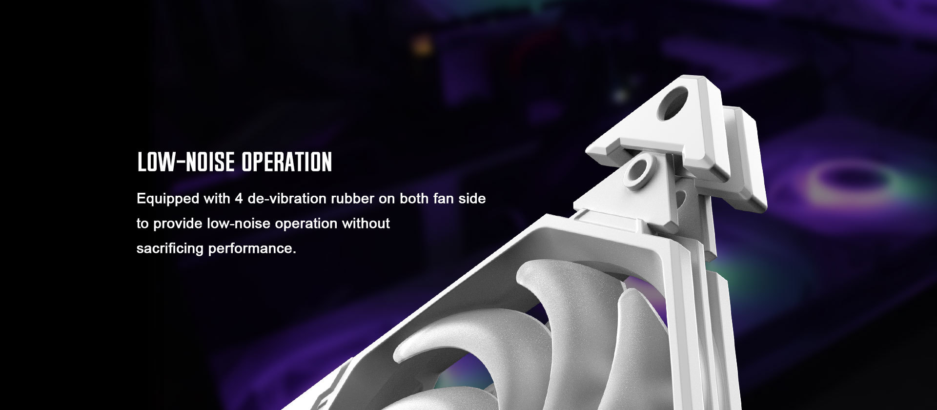 ID-COOLING NO-12015-XT ARGB SNOW / BLACK 12cm Casing Thin Fan 5V ARGB ...