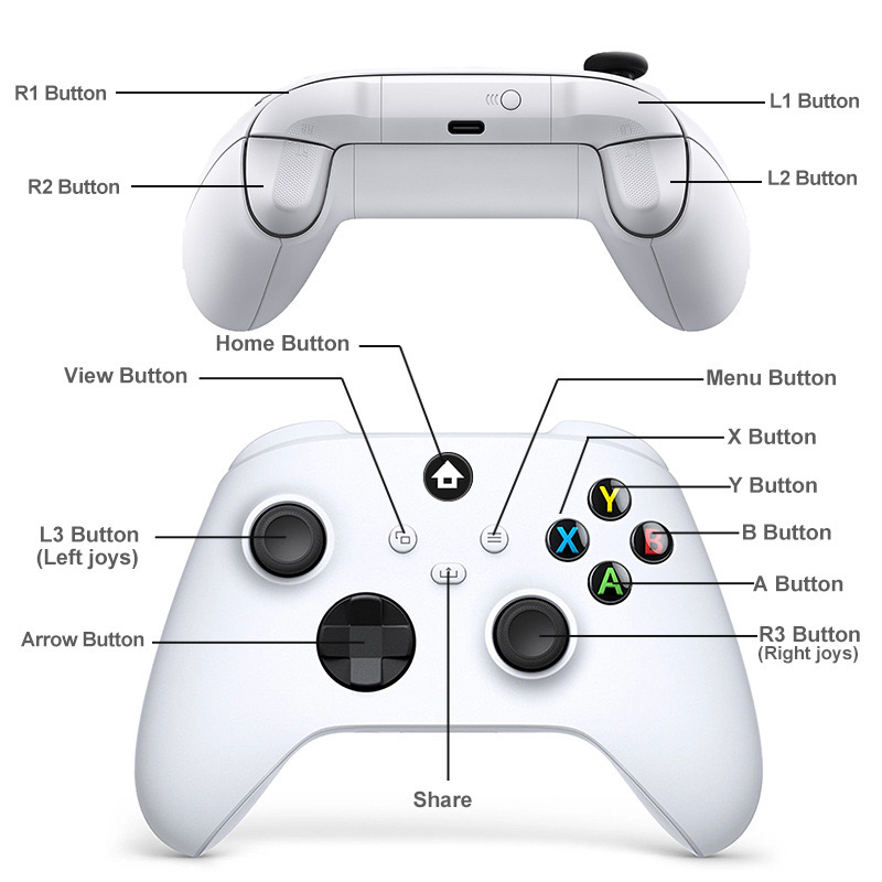 XBOX ONE WIRELESS CONTROLLER VIBRATE PLUG & PLAY LAPTOP PC FOR WINDOW ...