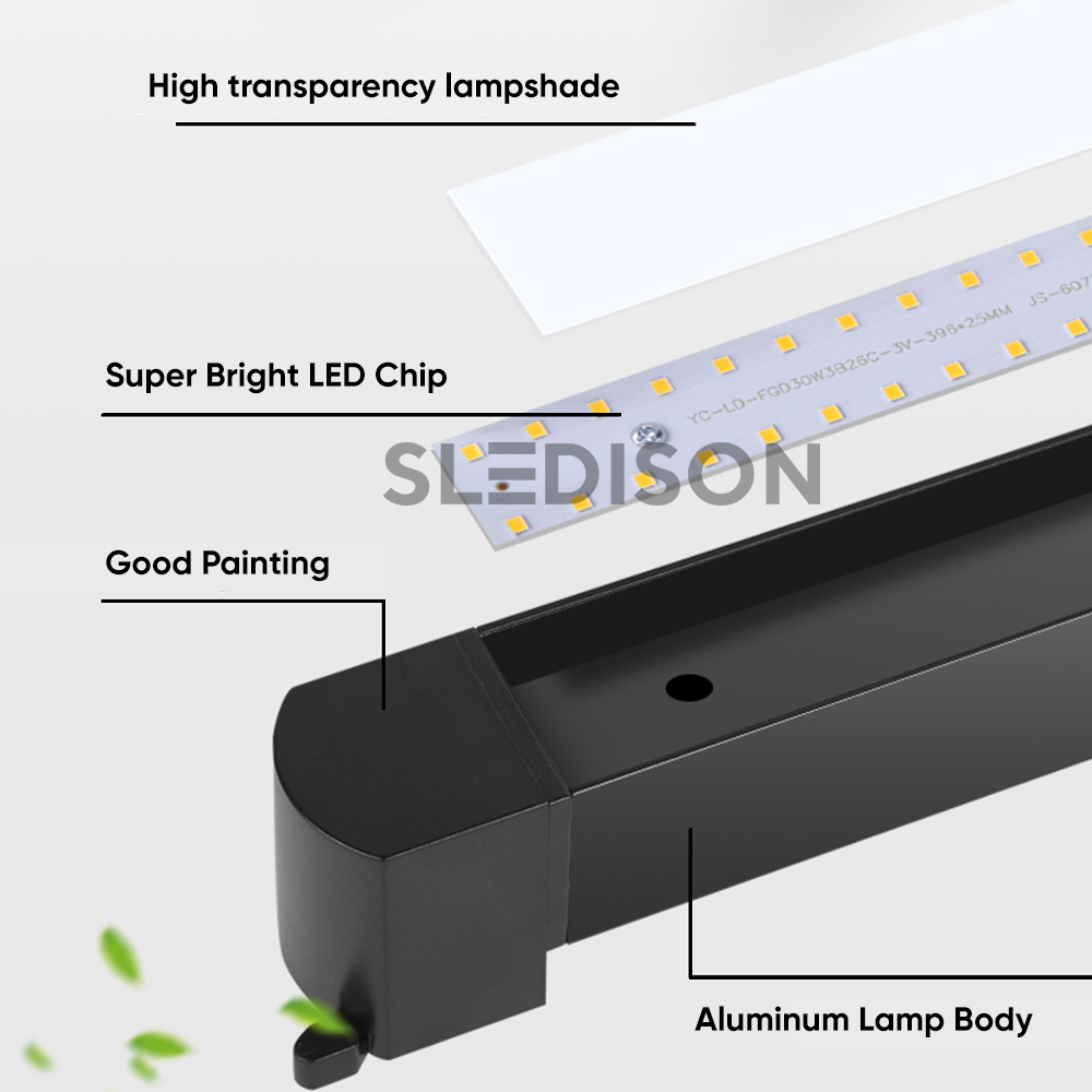 【NEW】For Normal Track Rail SL EDISON LED Linear Track Light LED 20W ...