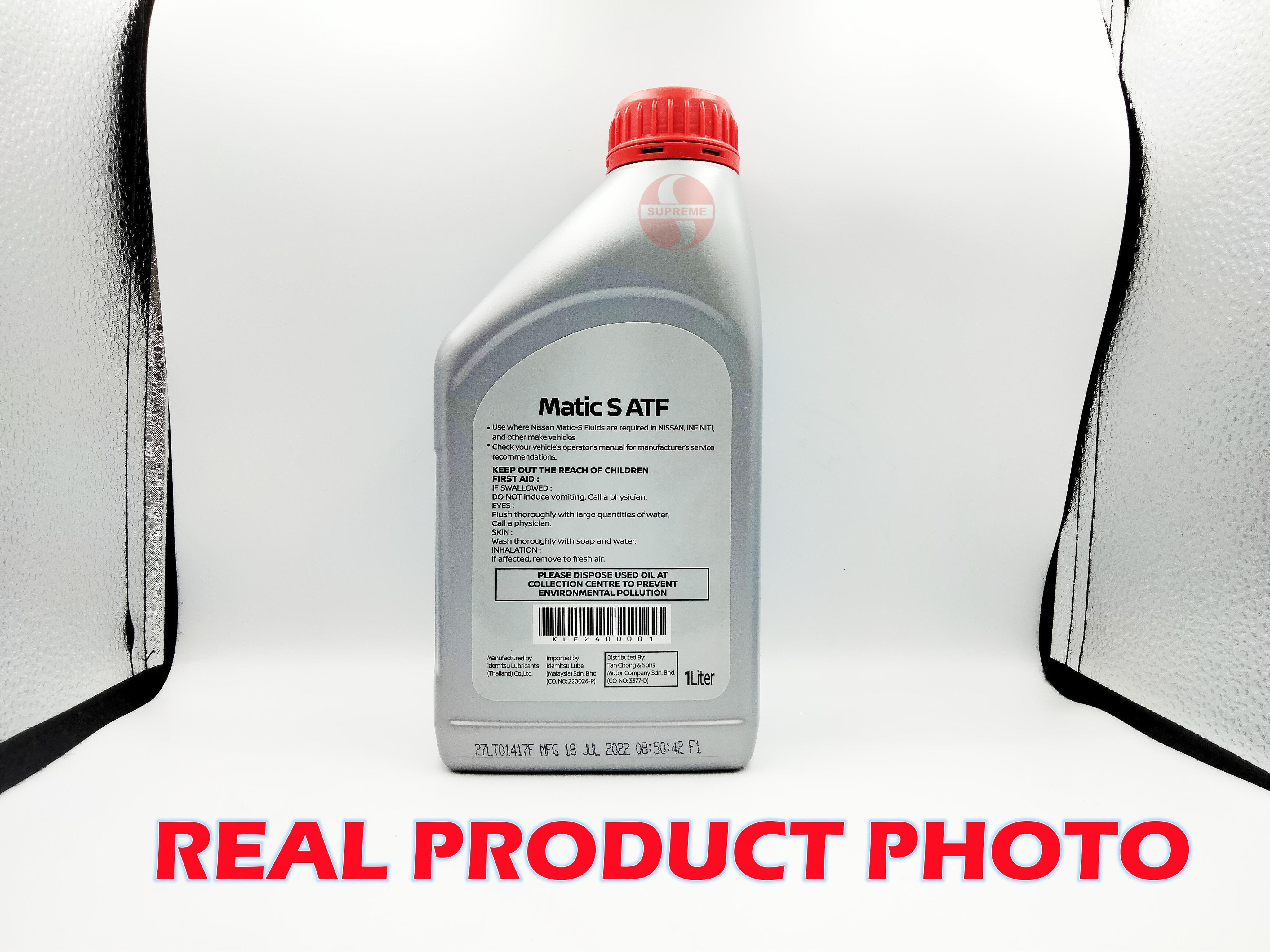 S2U 100% ORIGINAL Nissan ATF MATIC S Auto Gear Oil 1L Almera Livina X ...