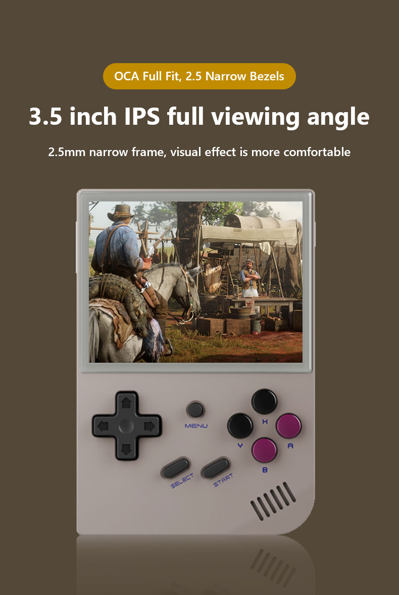 [Penjual Tempatan]Original RG35 Retro Game Console Open Source Dual ...