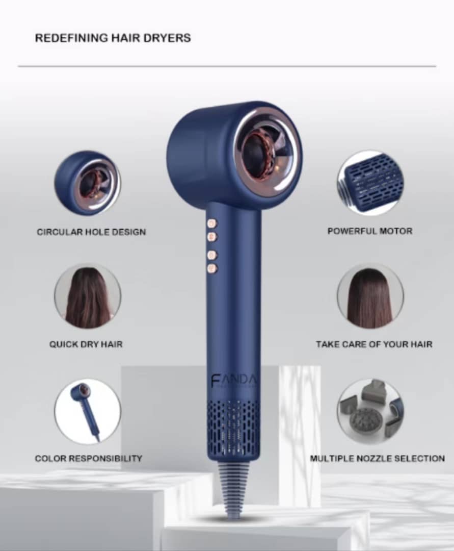 FANDA Pro Mini Hair Dryer with IONIZER | Shopee Malaysia