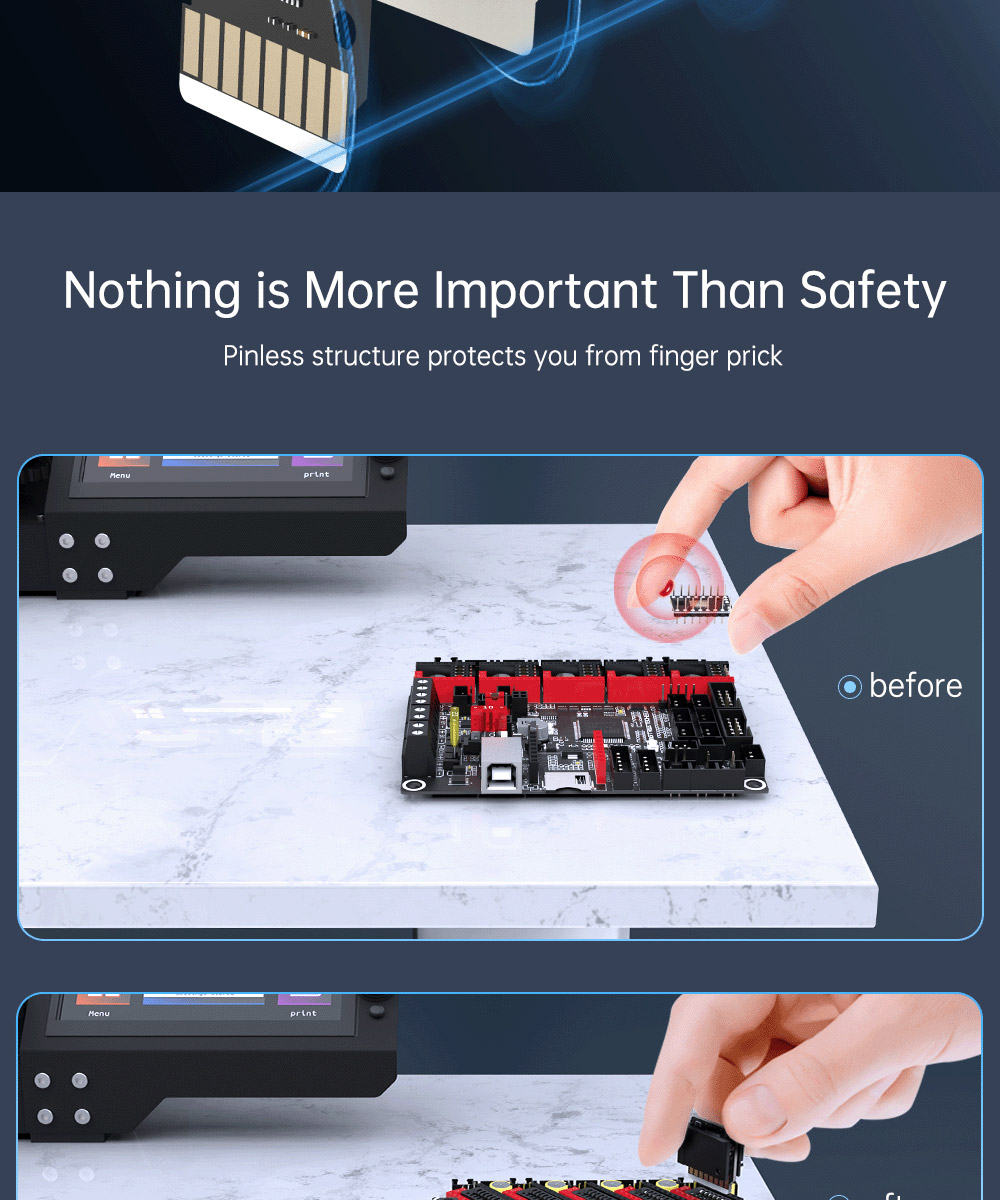 BIGTREETECH TMC 2209 V1.3 / EZ 2209 Ultra Quiet Stepper Motor Driver for FDM 3D Printer | Shopee ...