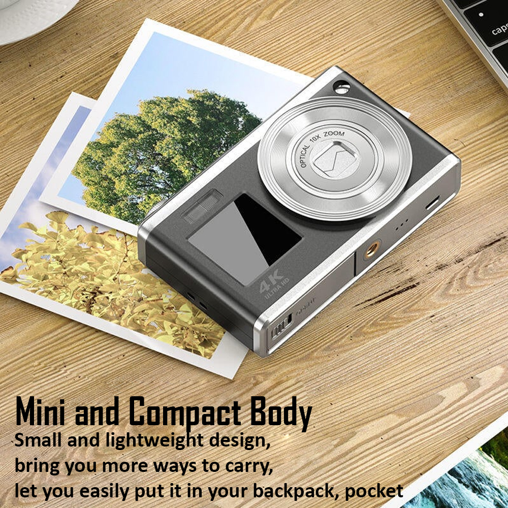 FOTO DC403 4K High-Definition Digital Student Retractable Lens Camera ...