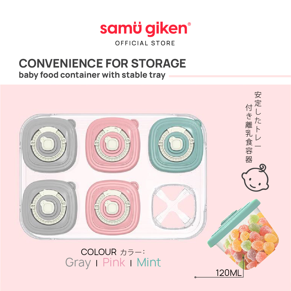 Samu Giken Penyimpan Makanan Bayi Kedap Udara | Baby Food Container Air ...