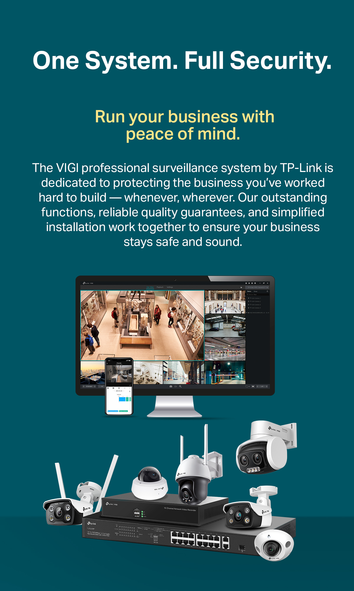 TP-Link 5MP CCTV VIGI C450 - Indoor Full-Color Super HD Turret IP ...