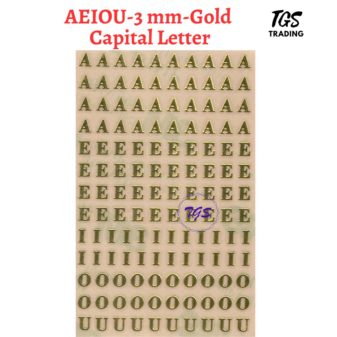 TGS Alphabet Letters Numbers Sticker Resin | Shopee Malaysia
