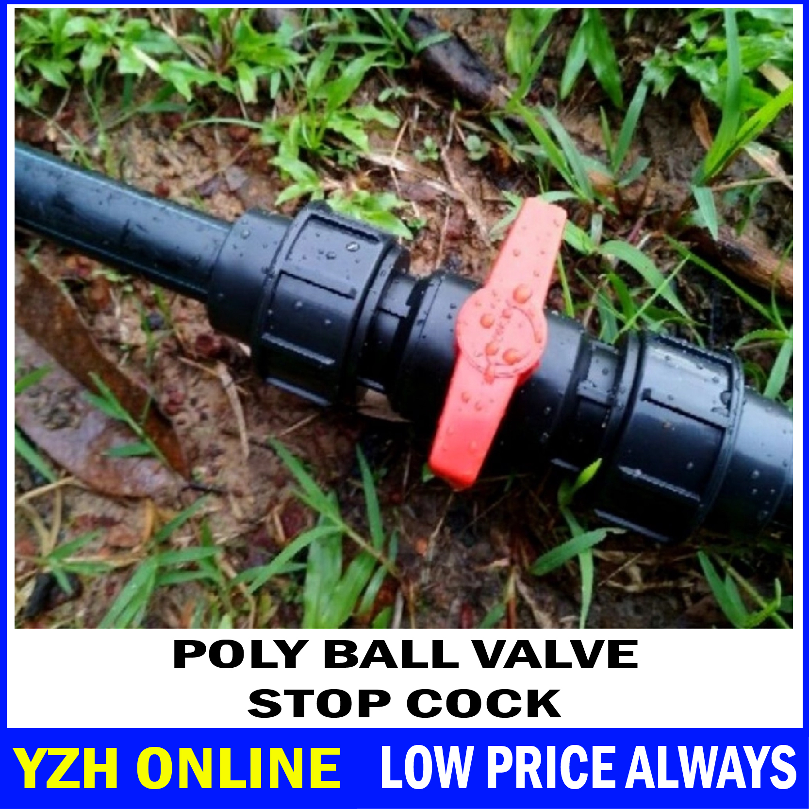 HDPE Poly PP Compact Ball Valve Heavy Duty Poly Ball Valve Compression Ball Valve 20mm 25mm 32mm ...