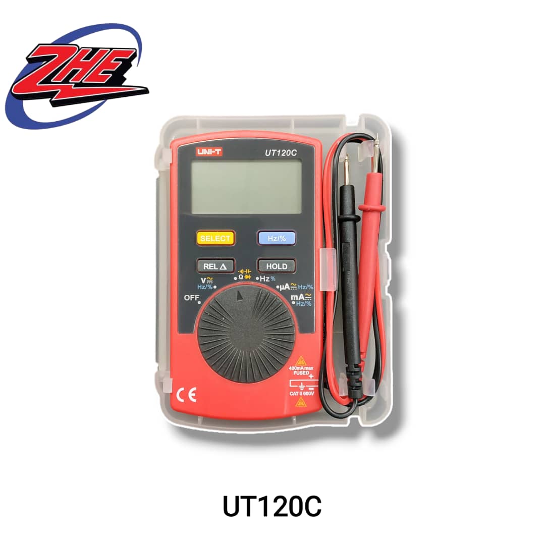 UNI-T UT120A UT120C MINI POCKET ELECTRICAL DIGITAL MULTIMETER MULTI ...