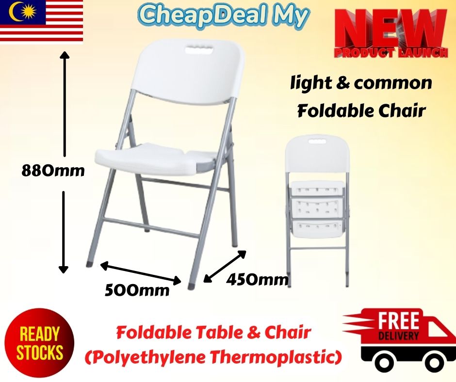 CheapDealMy Plastic Foldable Banquet Table/Folding Chair (4ft/5ft/6ft ...