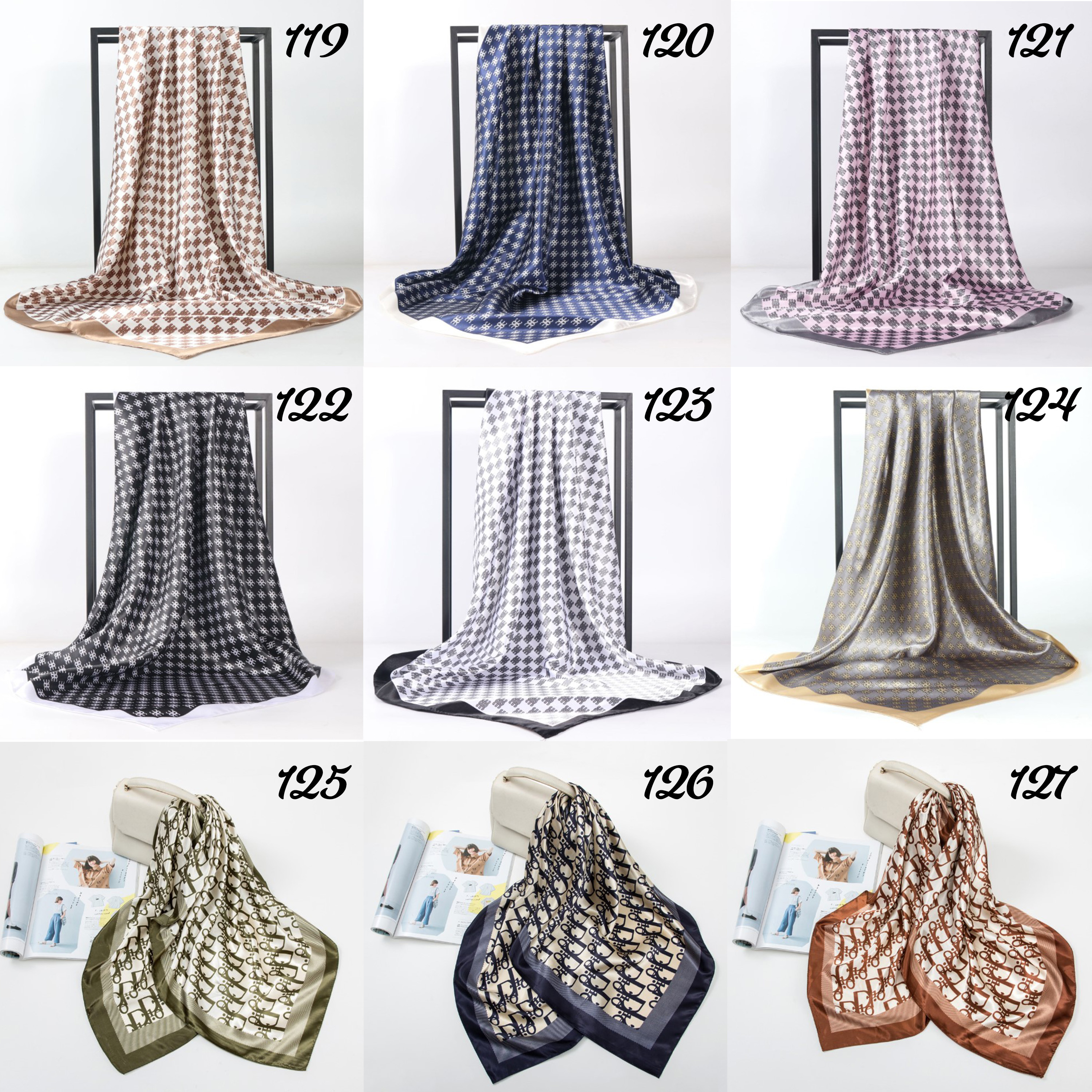 Tudung bawal satin print tudung silk bawal corak design square printed ...