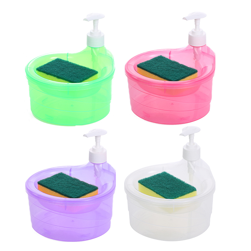 Multifunctional Soap Dispenser And Washing Rack With Sponge 2 In 1 ...